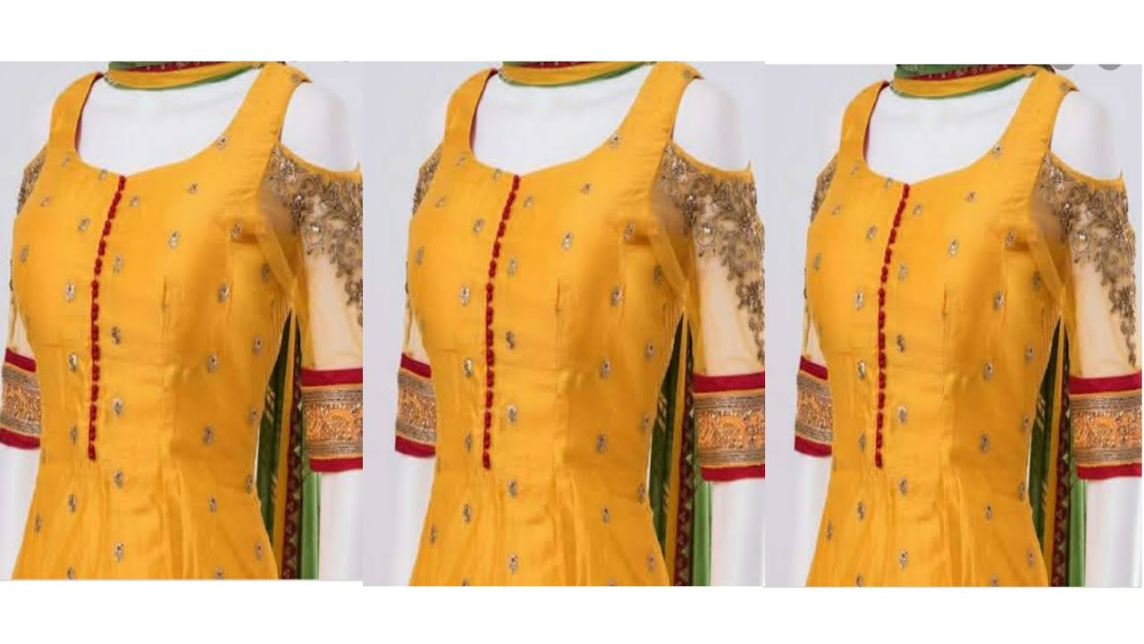 Potli button neck design stitching in hindi, designer neck with potli ...