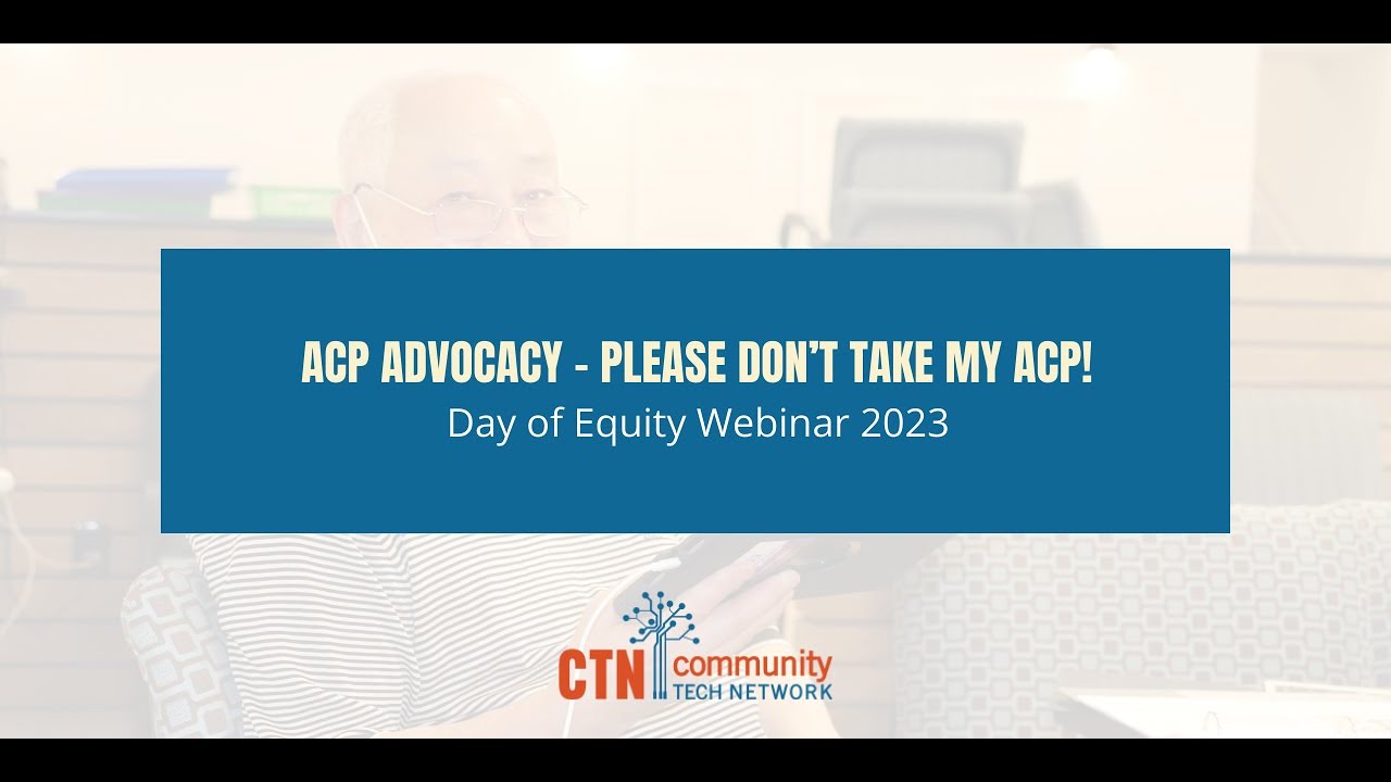 ACP ADVOCACY - PLEASE DON’T TAKE MY ACP! - YouTube