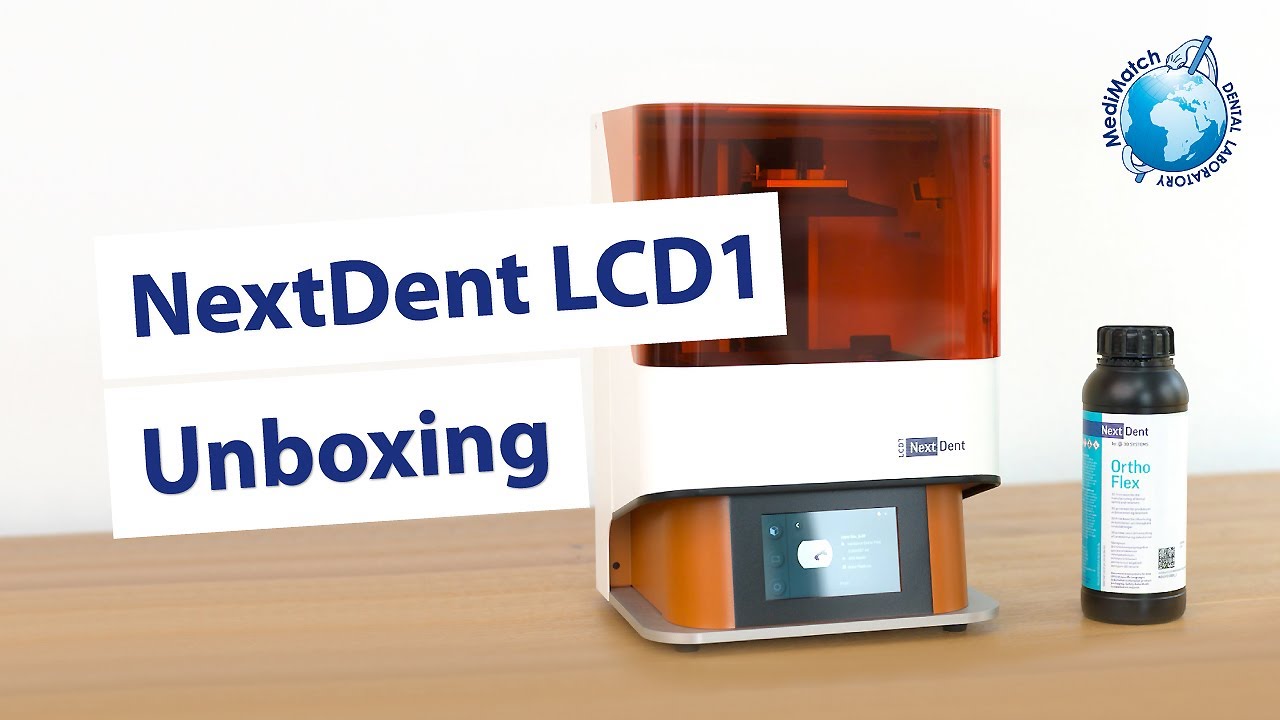 NextDent LCD1 3D Printer Unboxing - YouTube