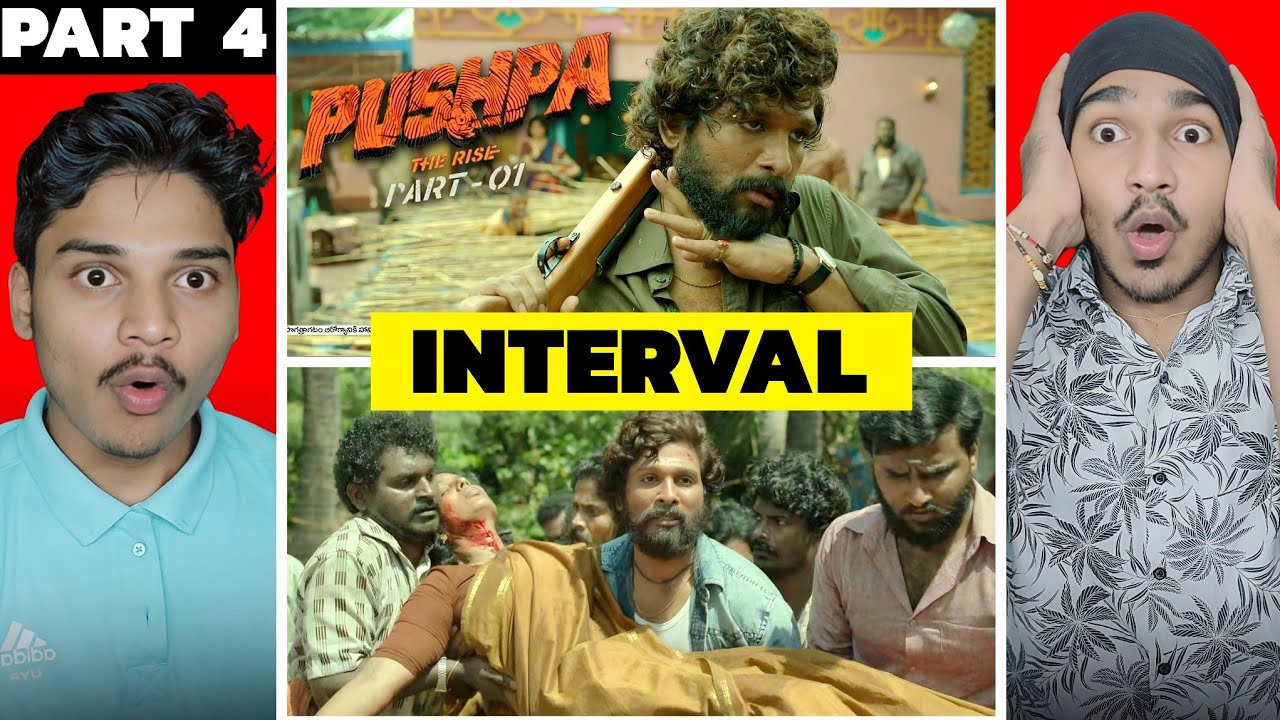 Pushpa - Part 1 Full Movie Reaction | Interval Scene Reaction | Allu ...