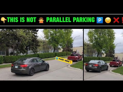 HOW NOT TO DO A PARALLEL PARKING 🅿️ 🙅 ️FOR BEGINNERS AND NOVICE/NEW ...