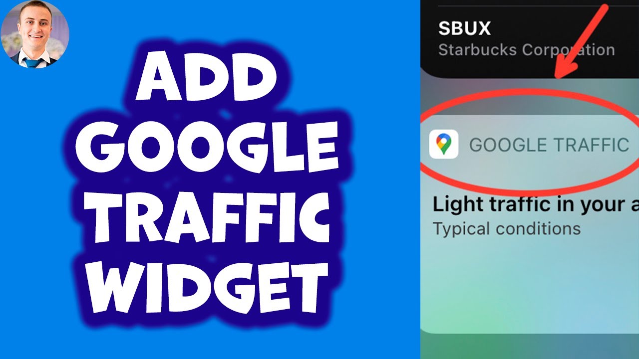 How to Add Google Traffic Widget on any iPhone! - YouTube