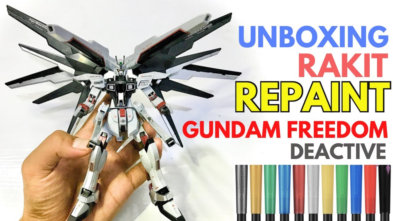 Gundam Freedom HG Deactive Bootleg - YouTube