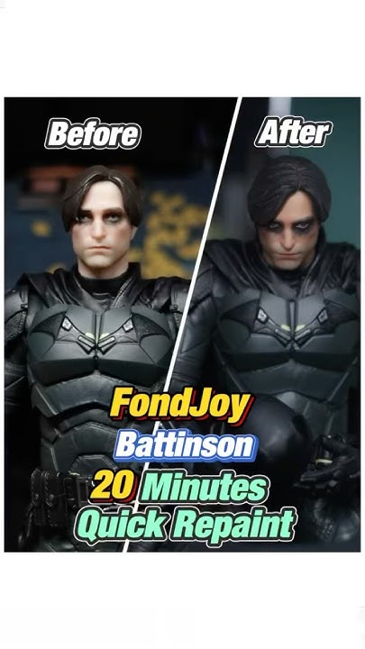 Fondjoy Battinson quick repaint! #batman #battinson #fondjoy #repaint #custom - YouTube