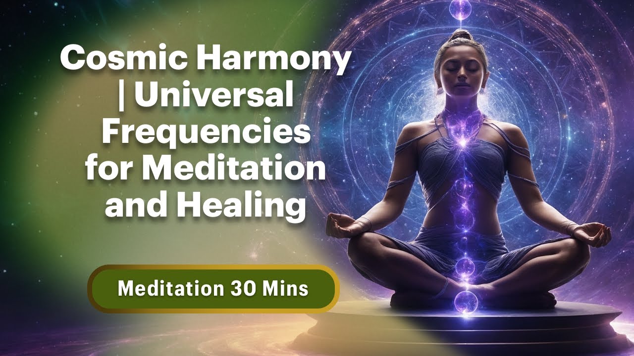 💫 Cosmic Harmony with Universal Frequencies | Relaxation, Meditation ...