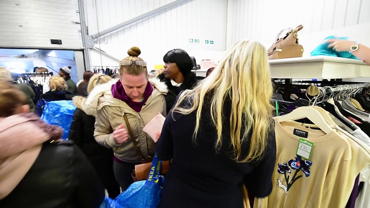Black Friday shoppers at Newlife in Cannock - YouTube