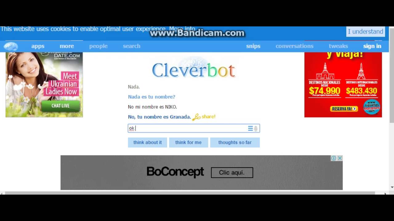 una conversación muy rara con cleverbot - YouTube