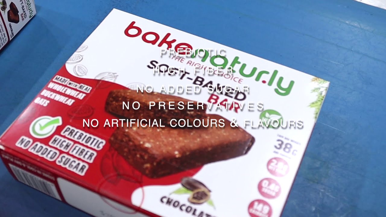 Bake Naturly Soft Baked Bars Production - YouTube