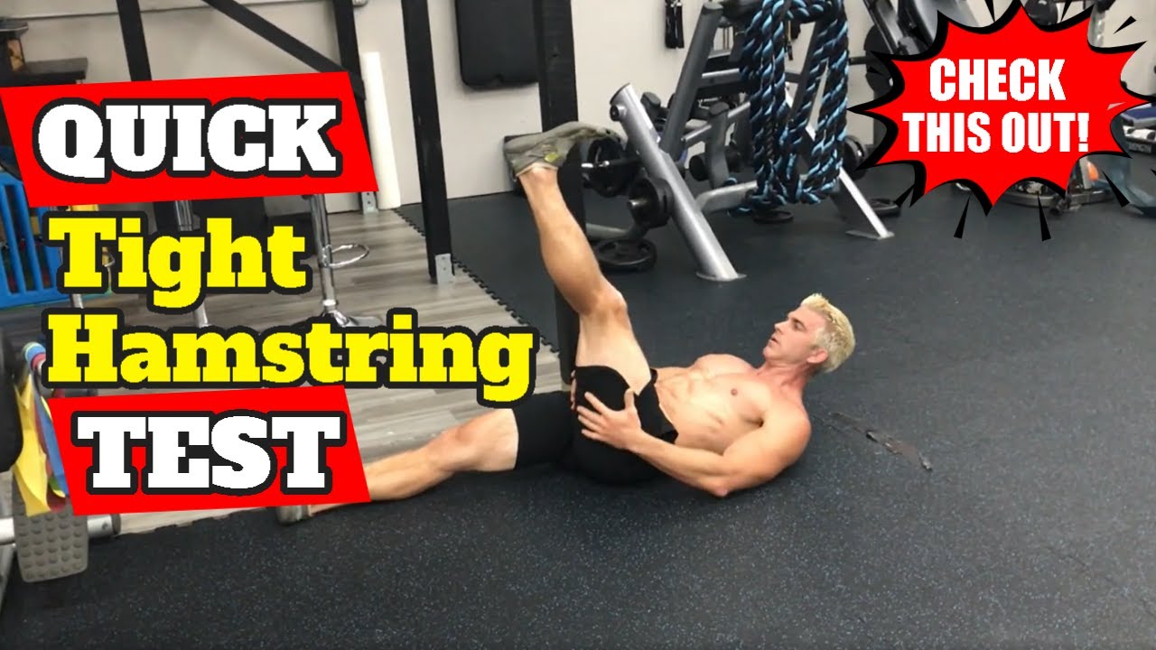 Tight Hamstring Test - YouTube