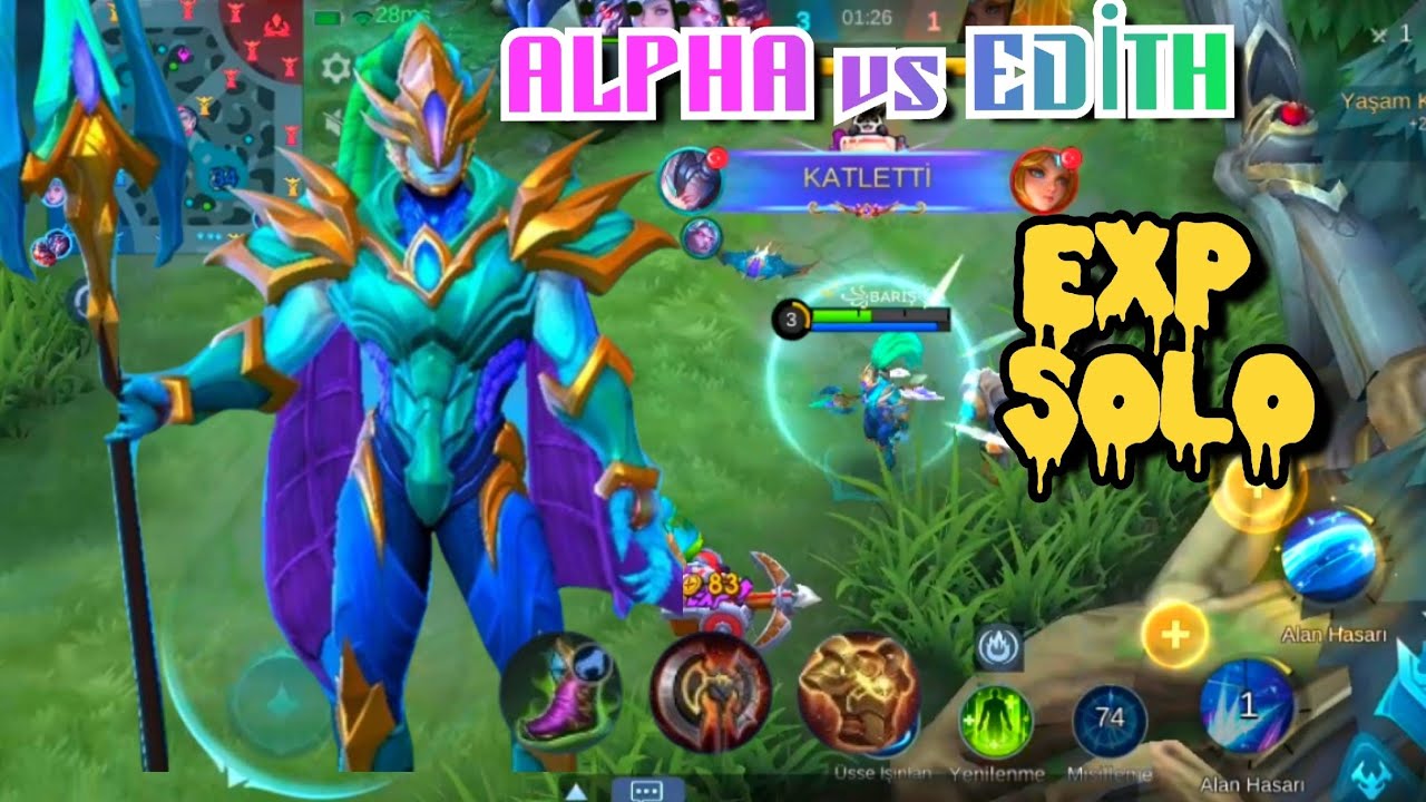 GLOBAL ALPHA vs EDİTH EXP İTEM AMBLEM 2024~MLLB - YouTube