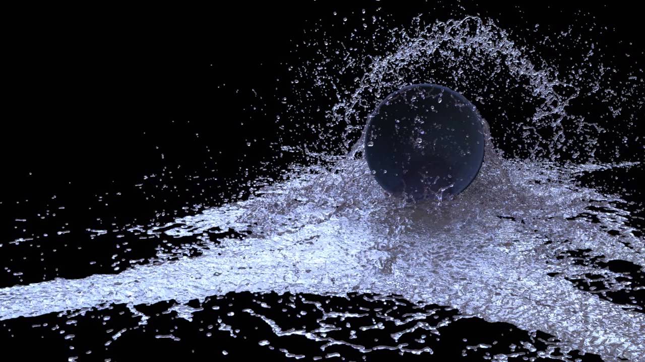 FLIP Water Splash Render - "Firefly" Fix - 02 - YouTube