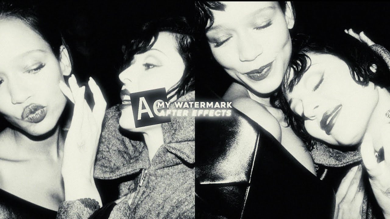 how to make my watermark | after effects - YouTube