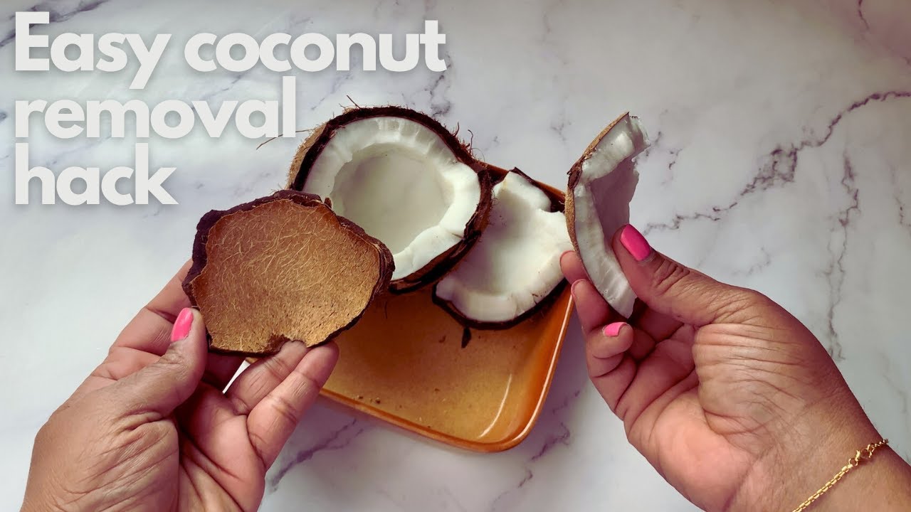 Effortless Coconut Meat Extraction: Step-by-Step Guide - YouTube