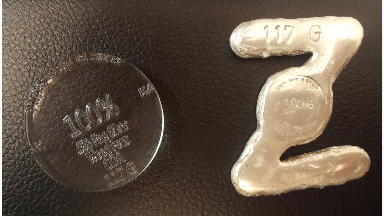 Custom Poured Silver. My first piece! - YouTube