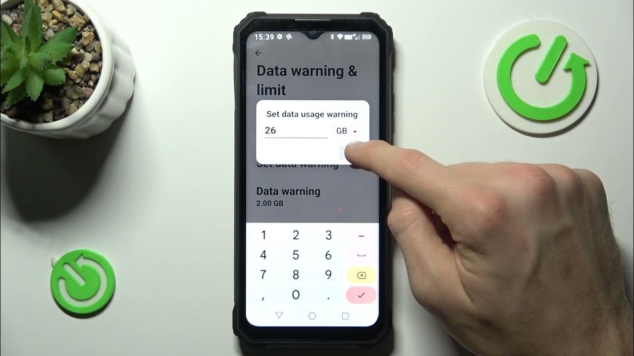 How to Set Mobile Data Limit on Oukitel WP23? Configure Downloaded Data Restriction! - YouTube