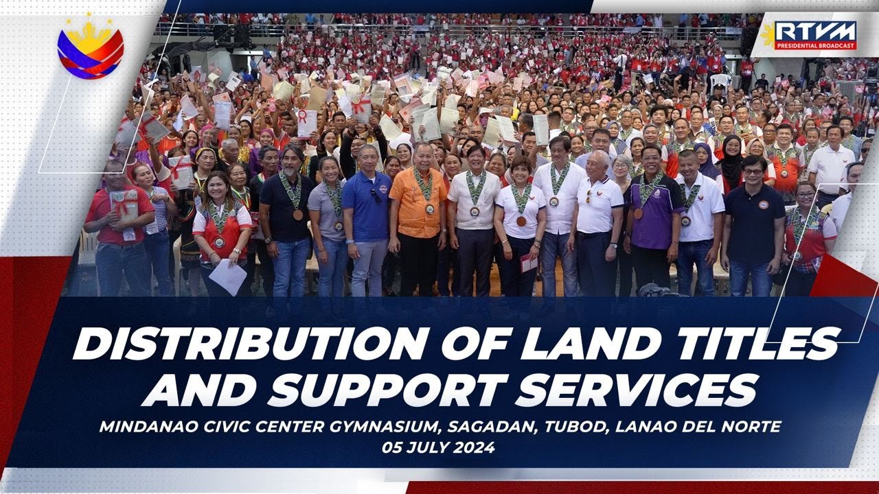 Distribution of Land Titles and Support Services 07/05/2024 - YouTube