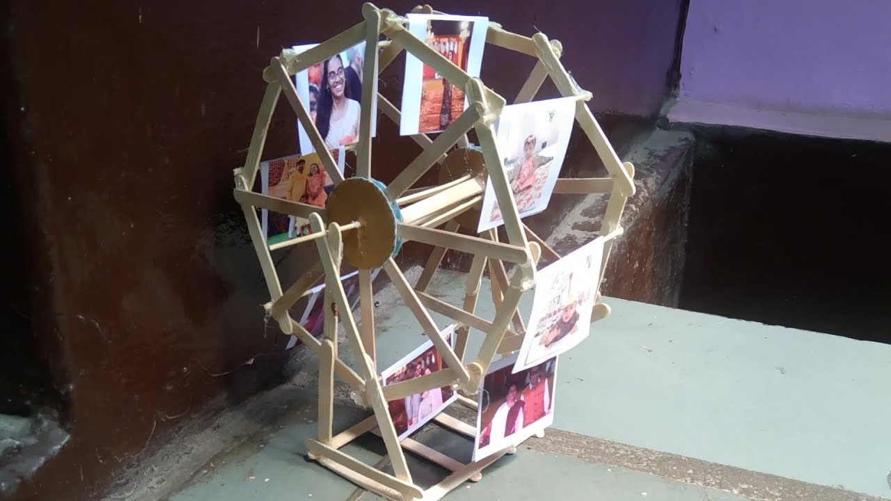 DIY Ferris wheel 🎡 with pictures. - YouTube