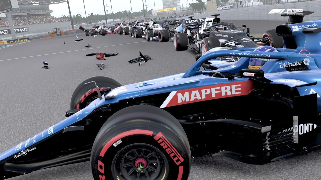 What Happens When You Spin In The FIRST LAP | F1 2021 - YouTube