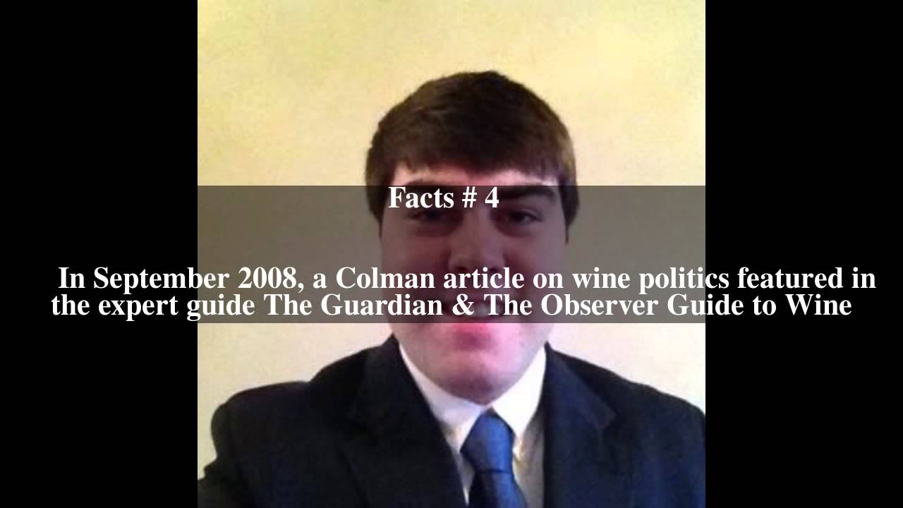 Tyler Colman Top # 7 Facts - YouTube
