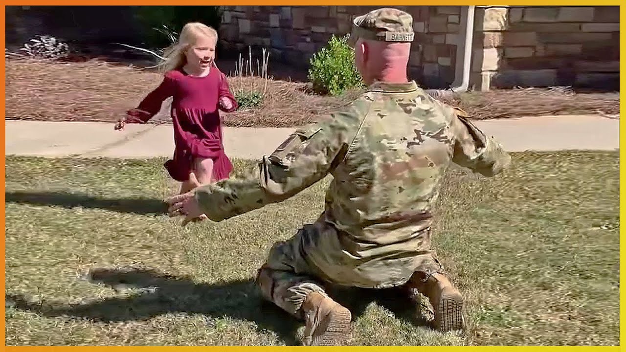 Most Emotional Soldiers Coming Home Compilation !Military Homecoming ...