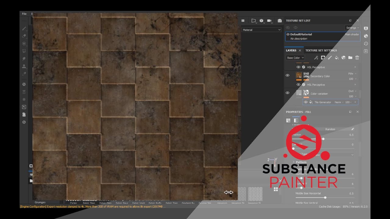 How to create Roof Tiles in Substance Painter - YouTube