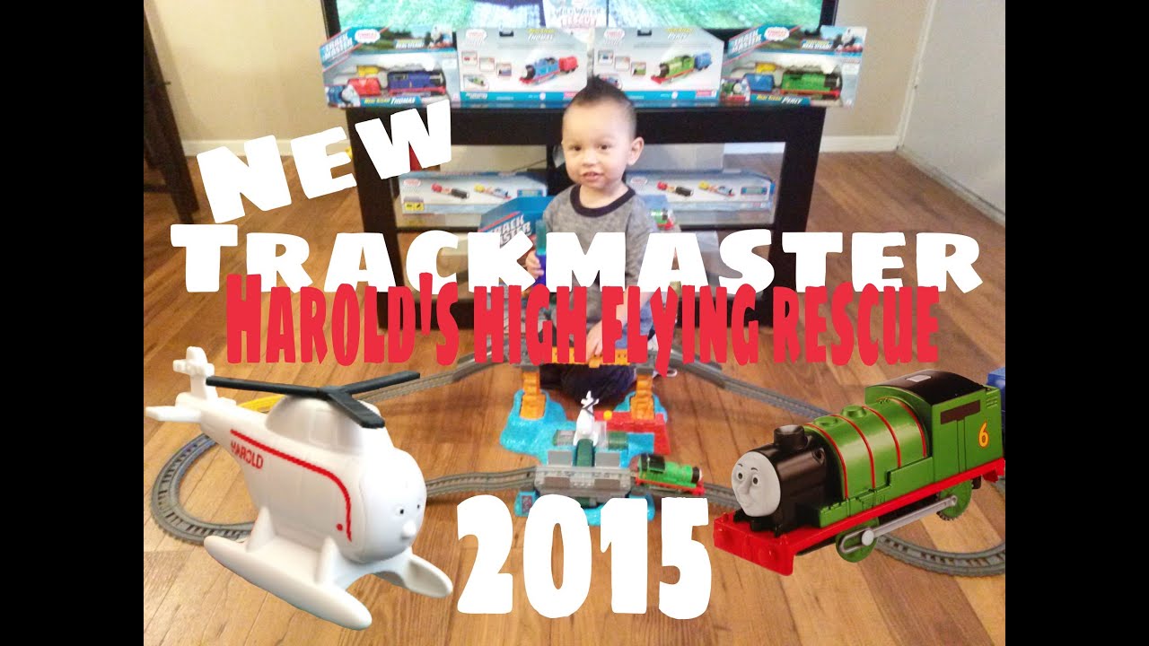 2015 Trackmaster Harold's high flying rescue set - YouTube