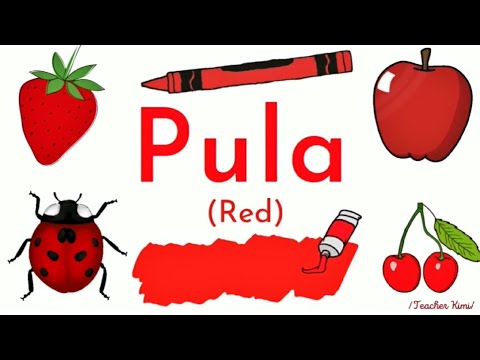 Kulay Pula (Mga Bagay na Kulay Pula- Subukin at Basahin) - YouTube