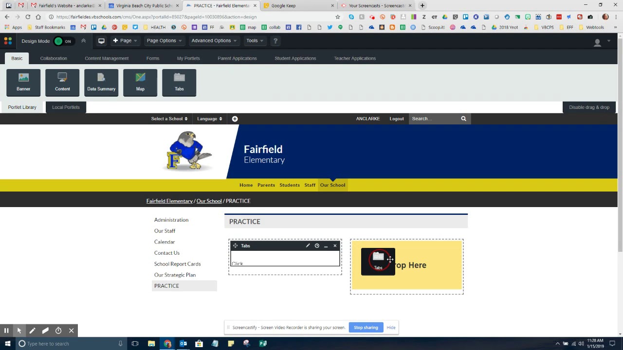 Creating Tabs on the Admin page - YouTube