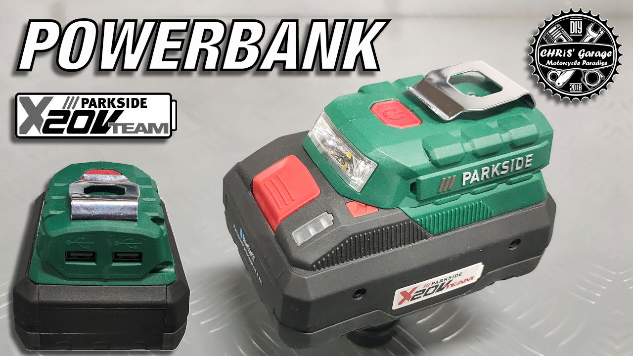 Adattatore USB Power Bank "X 20V Team" PARKSIDE - YouTube