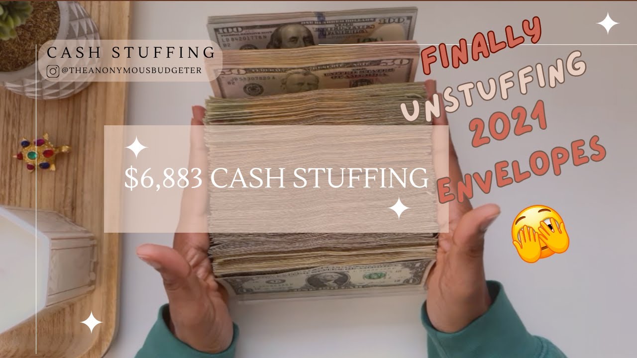 FINALLY UNSTUFFING MY 2021-2023 CASH ENVELOPES | DEBt PAY OFF | OVER ...