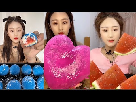 얼음ASMR 바질씨드 얼음먹방 리얼사운드 AMAZING CRUNCHY BASIL SEEDS ICE EATING SOUNDS ASMR#492