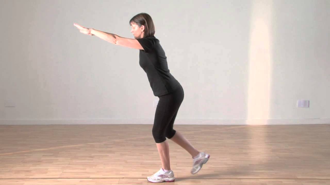 Single Leg Balance Hold with Backward Reach - YouTube