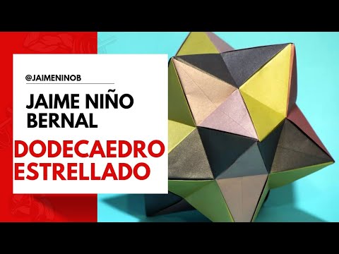 Kusudama: Dodecaedro estrellado - YouTube
