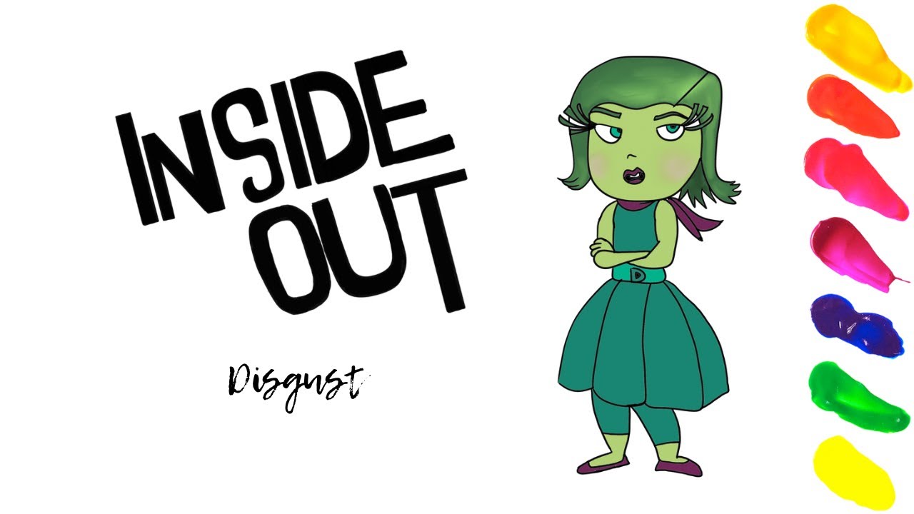 Disgust drawing from Inside out 2 #timelapsedrawing #insideout #disgust ...