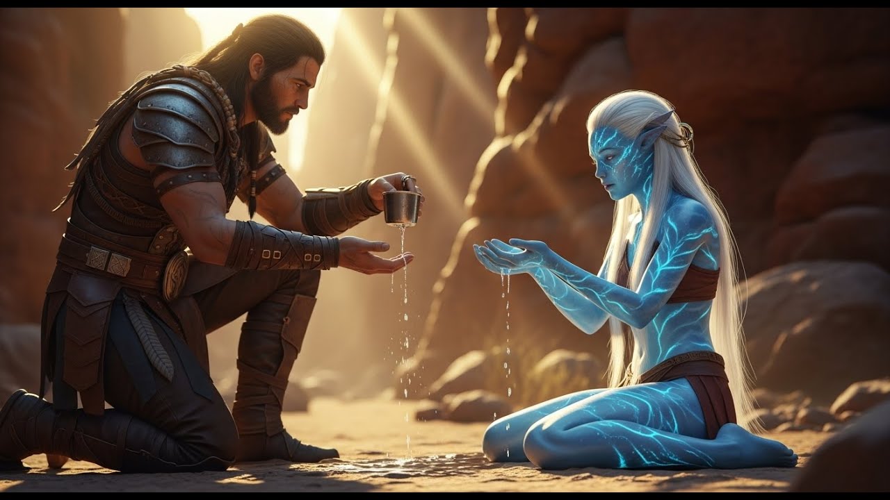 Captured Alien Water Girl Escapes Collector—A Human Saves Her with His ...