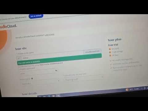 Tutorial membuat website LMS Moodle menggunakan akun gratis dari MoodleCloud. - YouTube