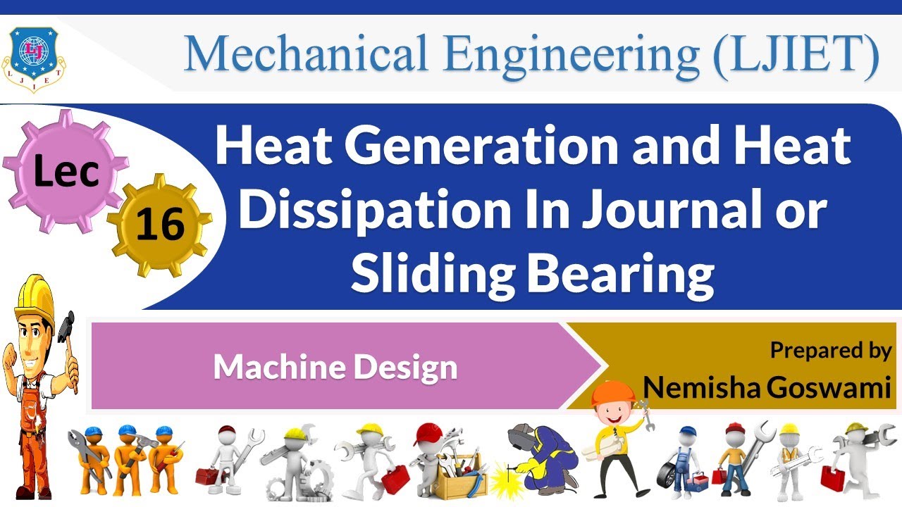 L 16 Heat Generation, Heat Dissipation In Sliding Bearing I Machine ...