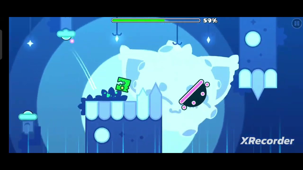 moonlight in geometry dash - YouTube