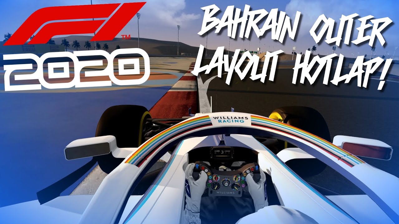 BAHRAIN OUTER LAYOUT HOTLAP! | F1 2020 ASSETTO CORSA HOTLAP JACK AITKEN ...