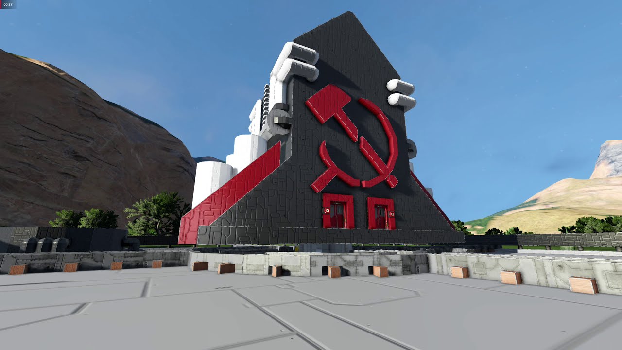 Space Engineers C&C RA2 Soviet Nuclear Missile Silo - YouTube