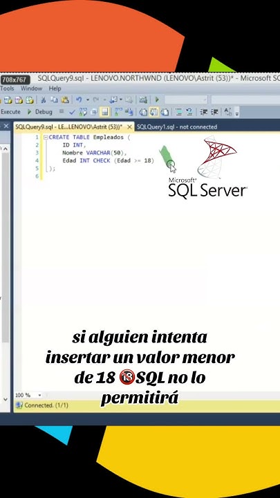 Que Es El Check En Sqlserver 🤔 Ingenieriadesistemas Dataanalytics Softwaredeveloper 1010