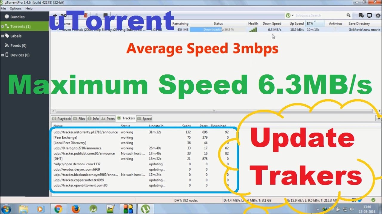 Increase Torrent Download Speed Up to 6.3Mbps With PROVE - YouTube