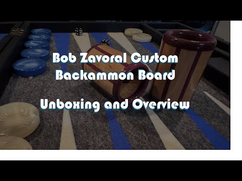 Bob Zavoral Bespoke Backgammon Board Unboxing and Overview - YouTube