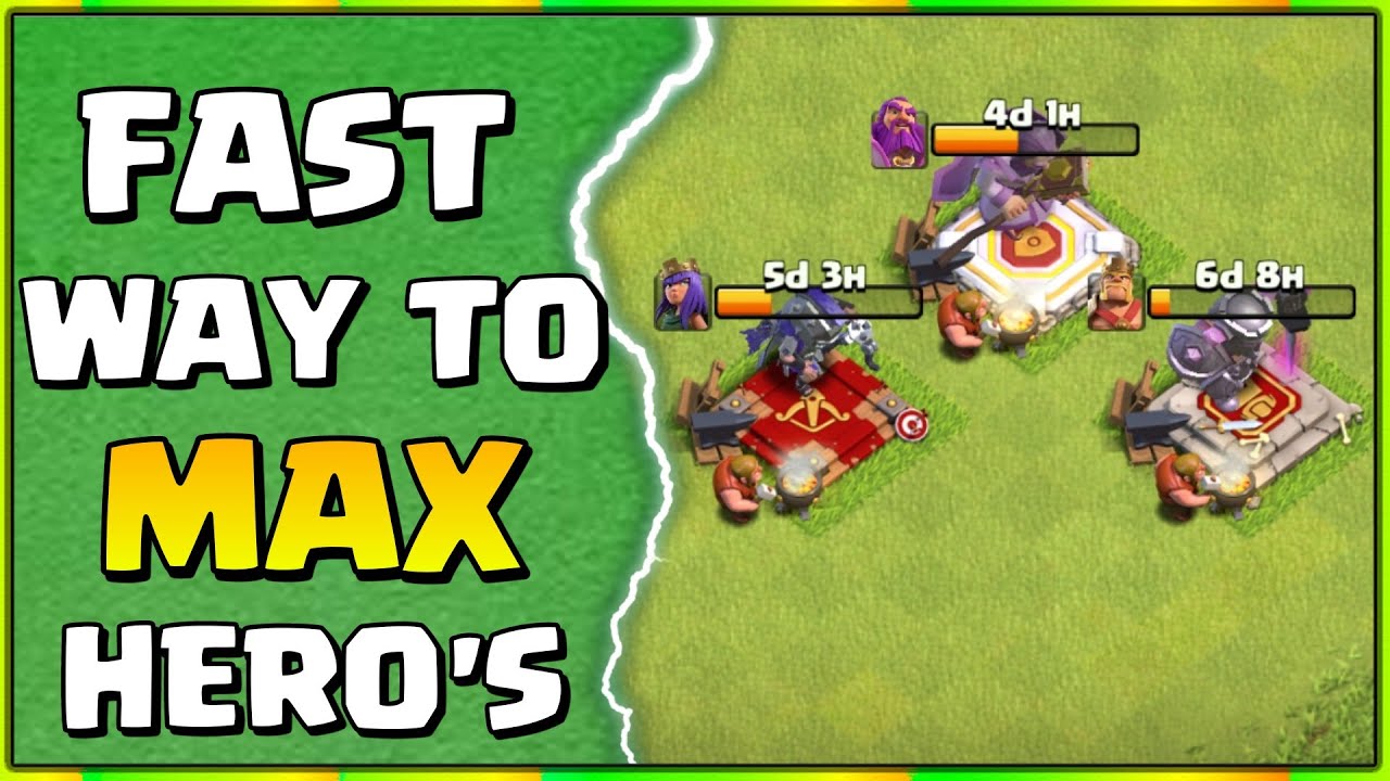 Tricks To Max Your Hero Fast | How To Max Your Heroes in Clash Of Clans ...
