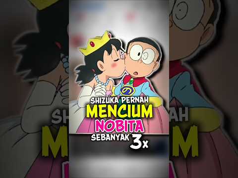 Momen Shizuka MENCIUM Nobita😚 #shorts