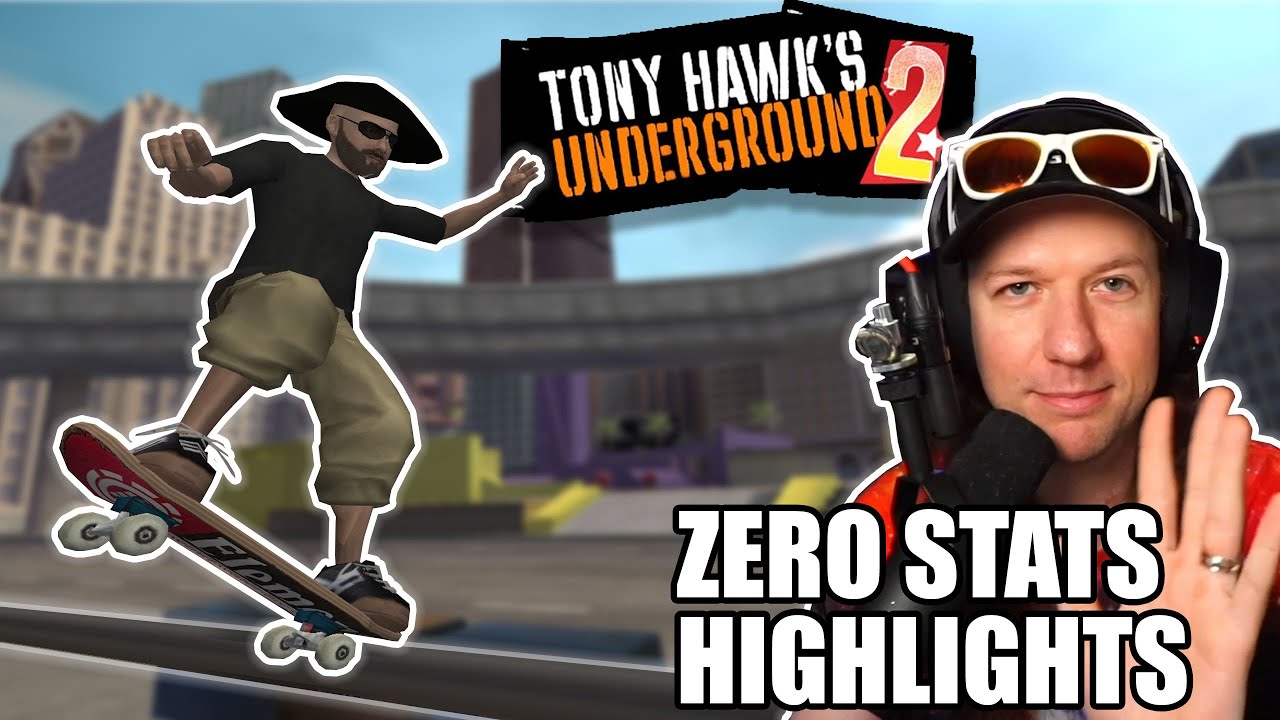 THUG2 CLASSIC MODE ZERO STATS HIGHLIGHTS - YouTube