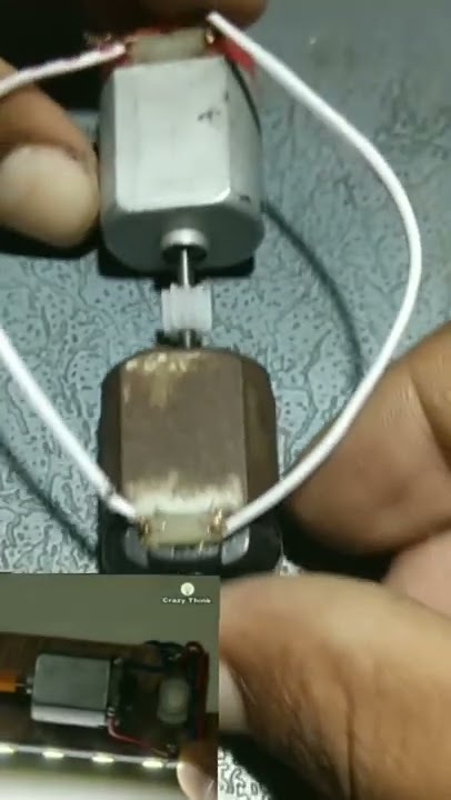 dc motor free energy fake #short - YouTube