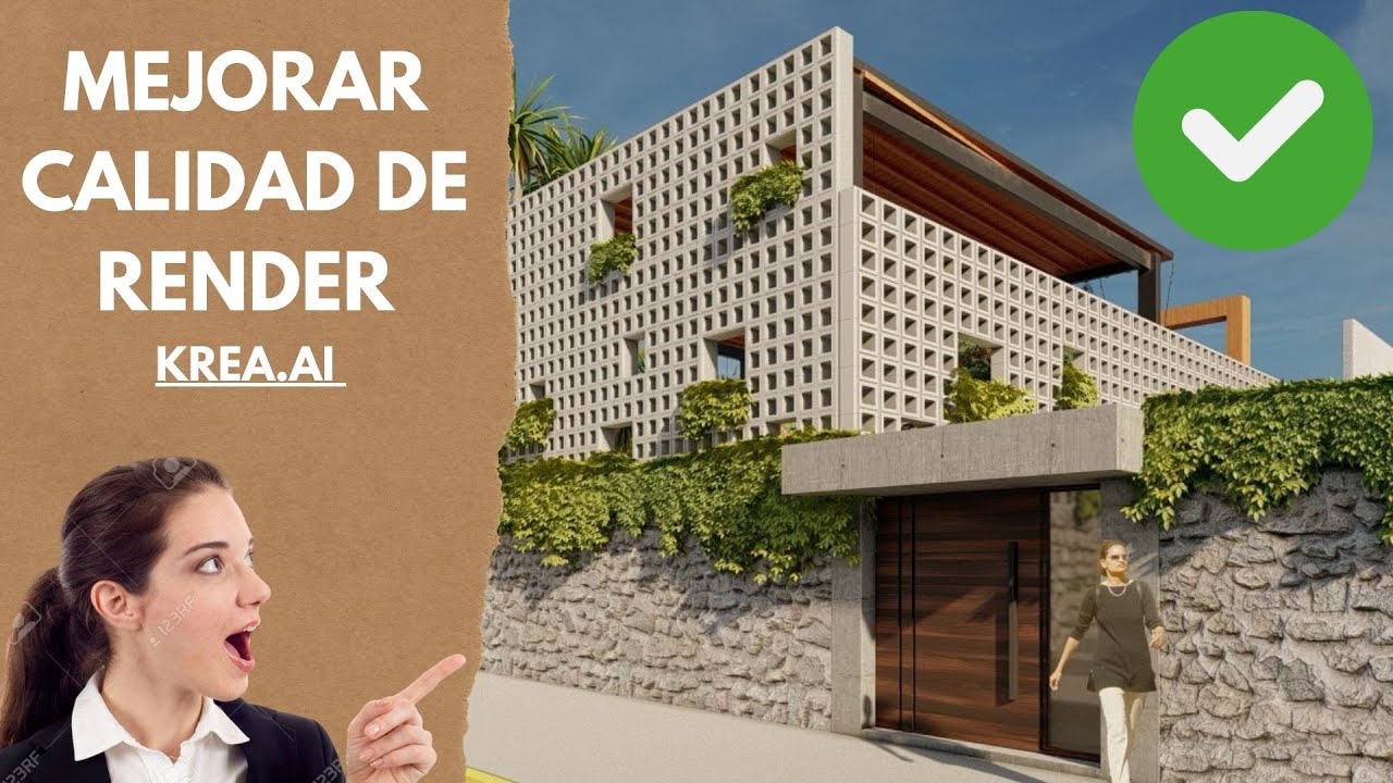 Como mejorar la calidad del render con inteligencia artificial - YouTube