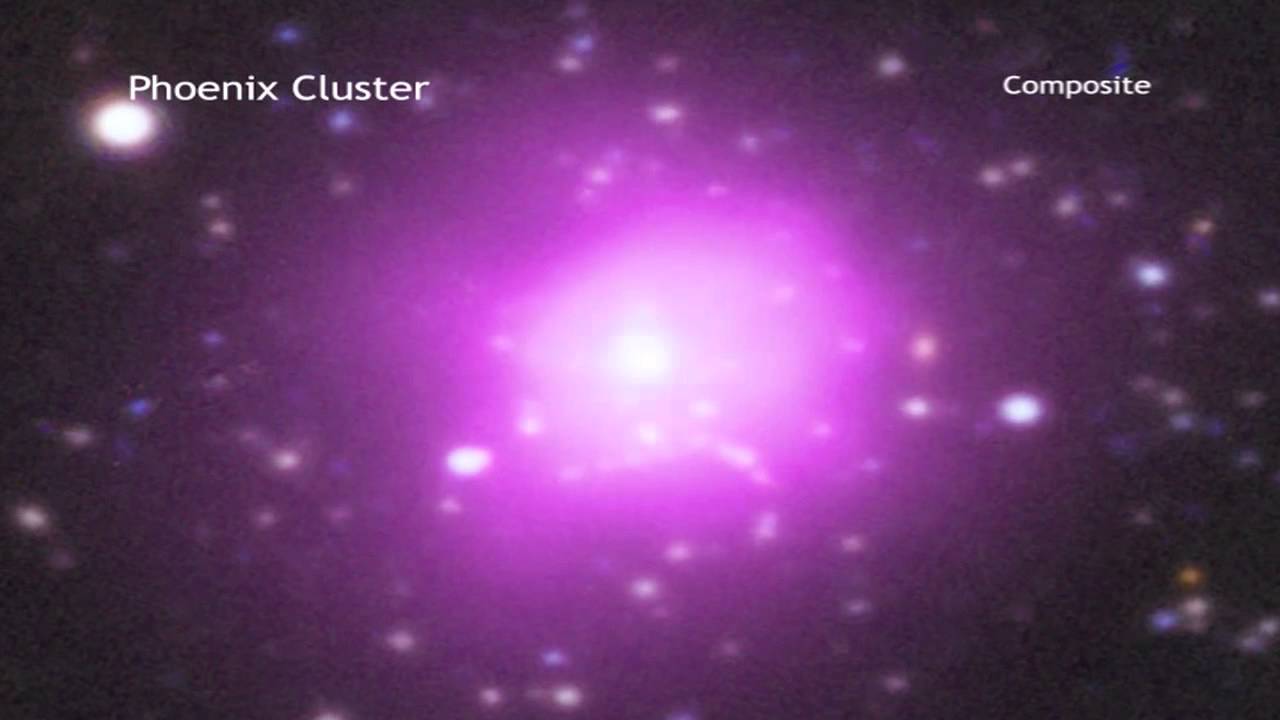 Star 'Resurrecting' Phoenix Cluster Astounds Astronomers | Video - YouTube