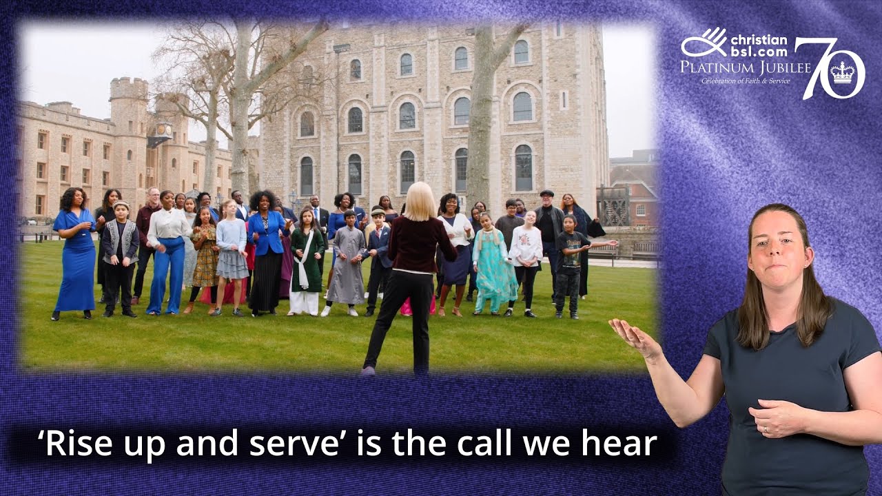 The Queen's Platinum Jubilee Anthem in British Sign Language (BSL) with ...
